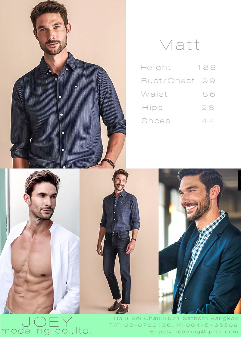 Comcard | Joey's modeling agency